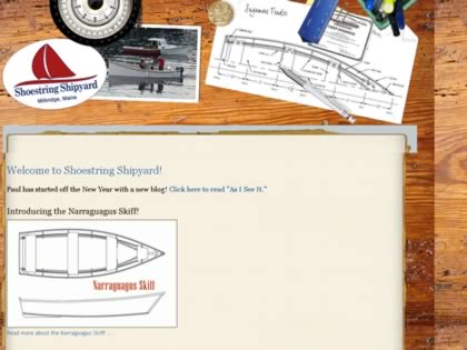 Shoestring Shipyard - cached - the Boat Design and Boat Building Directory
